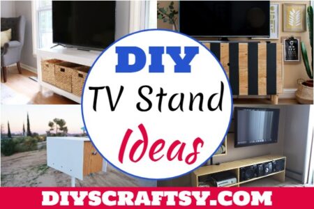 10 Best DIY TV Stand Plans And Ideas - DIYsCraftsy
