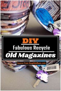 14 Creative DIY Old Magazine Crafts - DIYS Craftsy