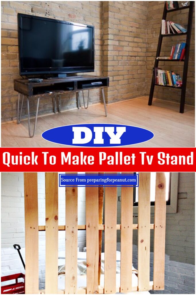 10 Best DIY TV Stand Plans And Ideas - DIYsCraftsy
