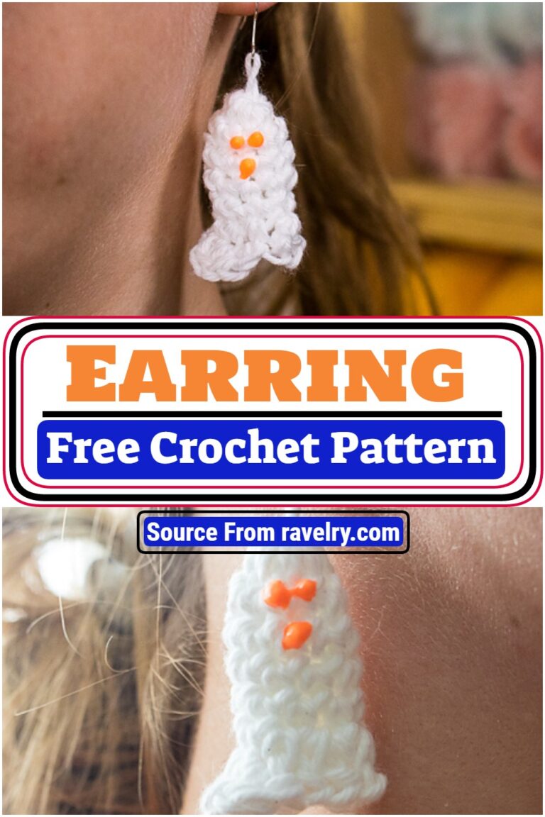 20 Elegant Free Crochet Earring Patterns - DIYsCraftsy