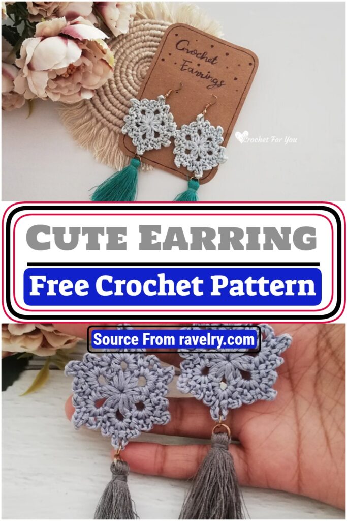 20 Elegant Free Crochet Earring Patterns - DIYsCraftsy