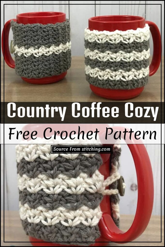 41 Free Crochet Coffee Cozy Patterns - DIYsCraftsy