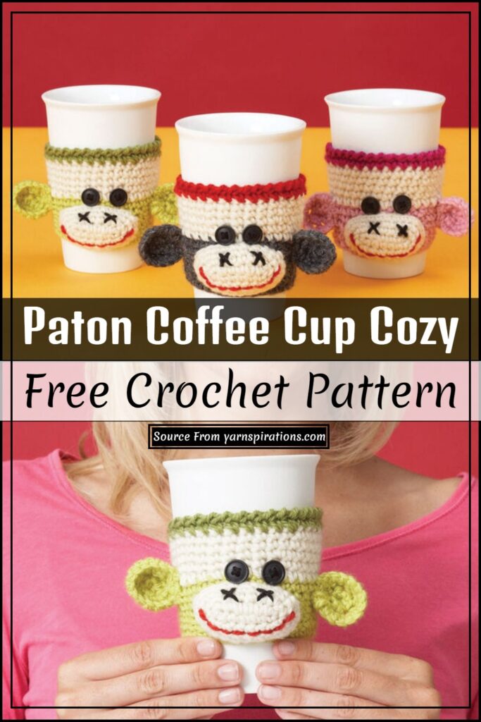 41 Free Crochet Coffee Cozy Patterns - DIYsCraftsy