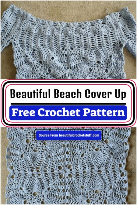 19 Free Crochet Beach Cover Up Patterns - DIYsCraftsy