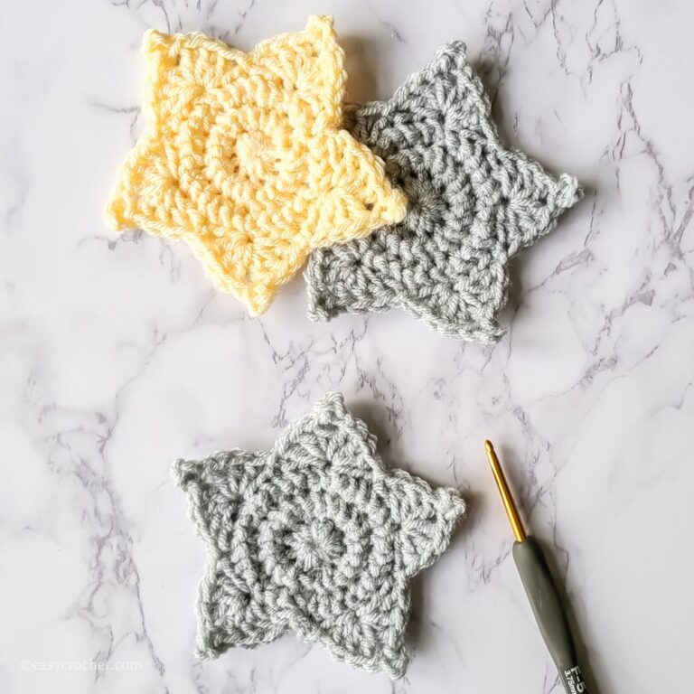 42 Best Free Crochet Star Patterns For 2021 - DIYsCraftsy