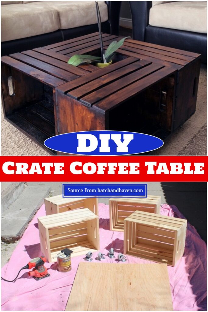 20 DIY Wood Crate Projects For Home Decor - DIYsCraftsy