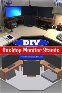 25 DIY Monitor Stand Projects - How To Build A Monitor Stand