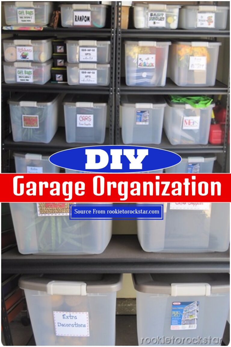 20 DIY Garage Storage Ideas To Organize Your Garage - DIYsCraftsy