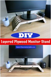 25 DIY Monitor Stand Projects - How To Build A Monitor Stand