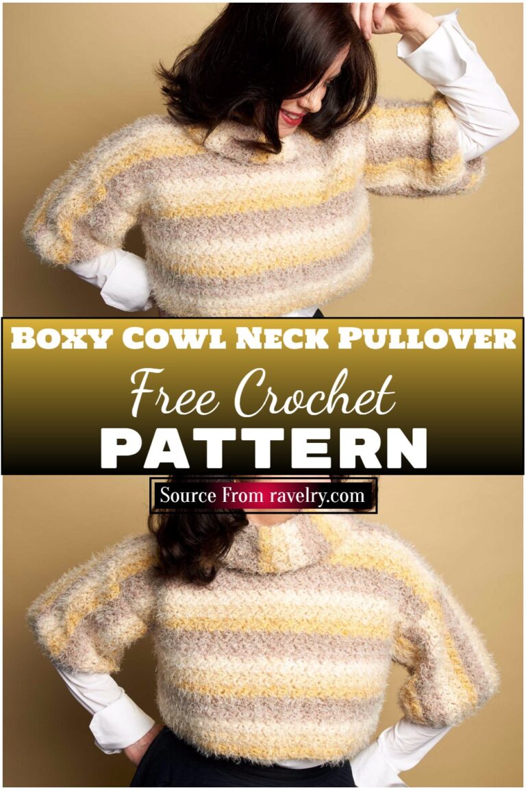 34 Best Free Crochet Pullover Patterns - DIYsCraftsy