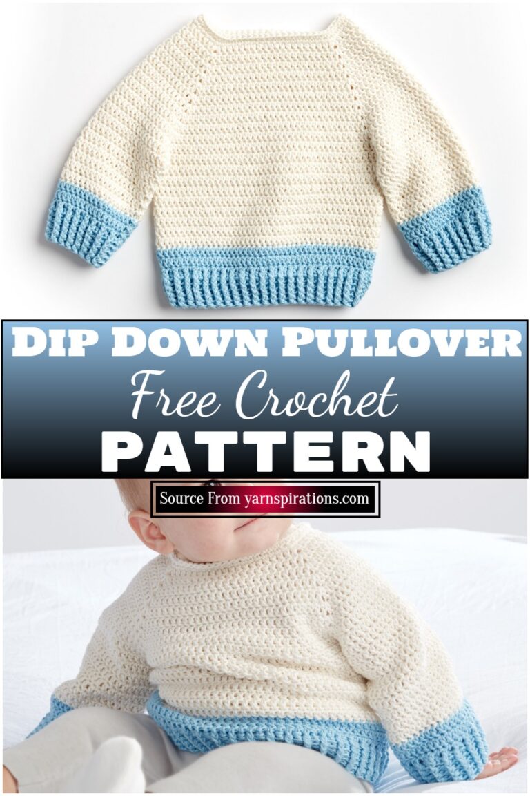 34 Best Free Crochet Pullover Patterns - DIYsCraftsy