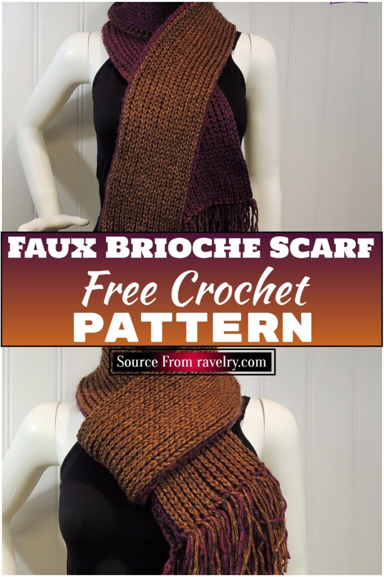 26 Free Crochet Faux Patterns For Winter Acessories - DIYsCraftsy