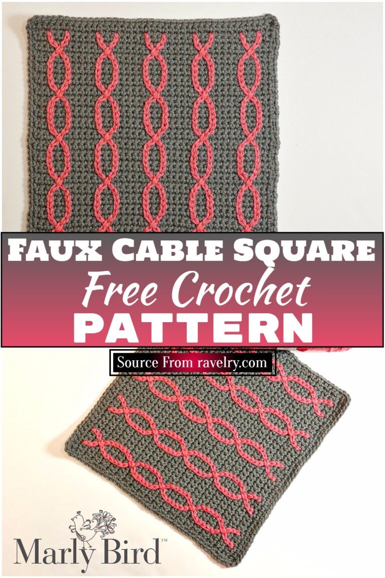 26 Free Crochet Faux Patterns For Winter Acessories - DIYsCraftsy