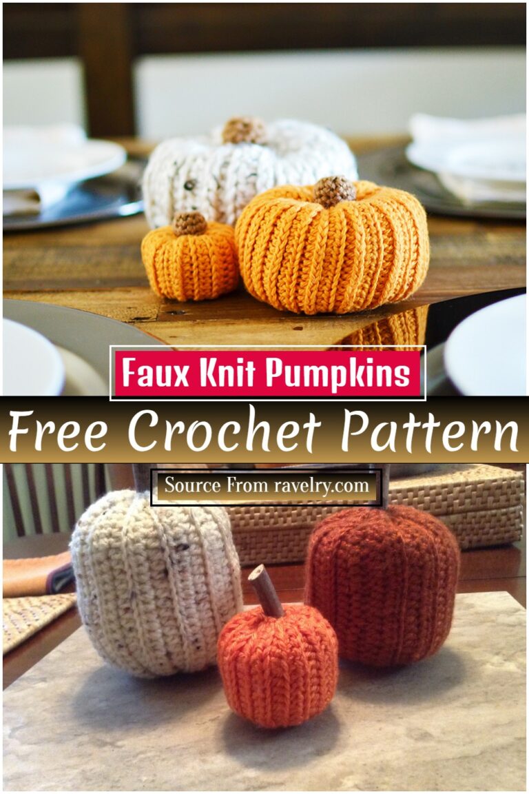 26 Free Crochet Faux Patterns For Winter Acessories - DIYsCraftsy