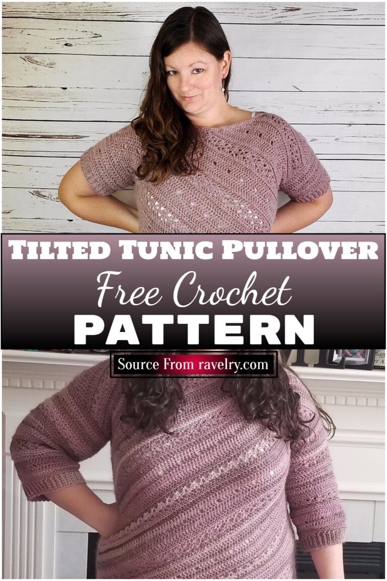 34 Best Free Crochet Pullover Patterns - DIYsCraftsy