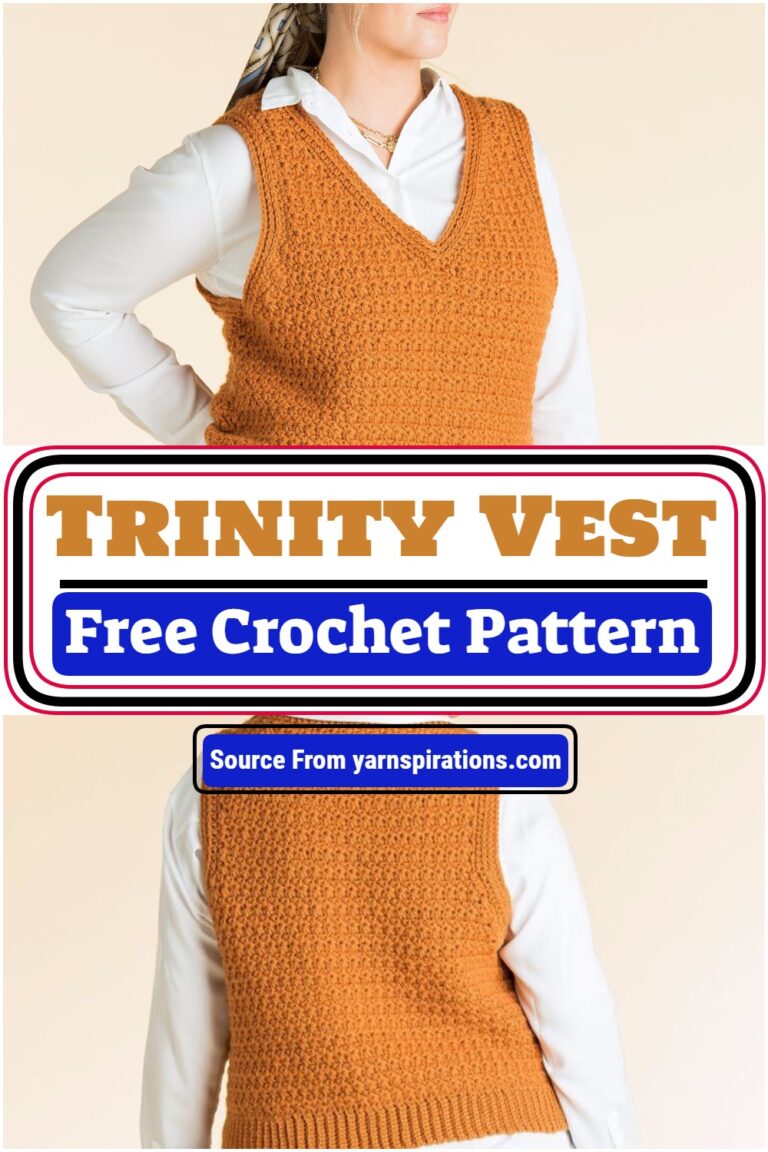 20 Easy Free Crochet Vest Patterns - DIYsCraftsy