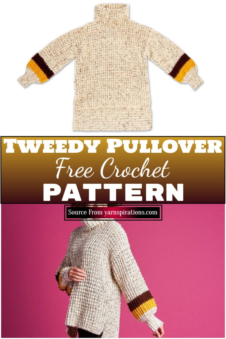 34 Best Free Crochet Pullover Patterns - DIYsCraftsy