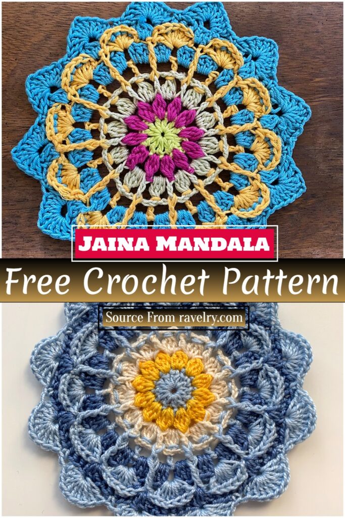 32 Easy Free Crochet Mandala Patterns - DIYsCraftsy