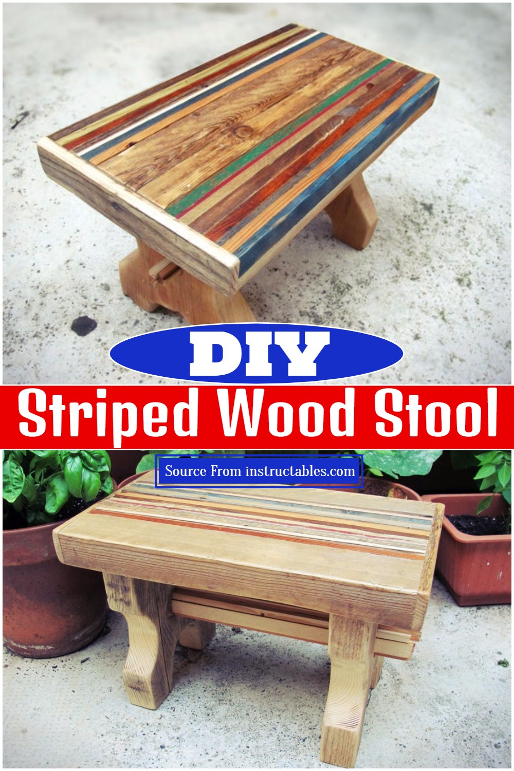 10 Free DIY Wooden Step Stool Plans - DIYsCraftsy