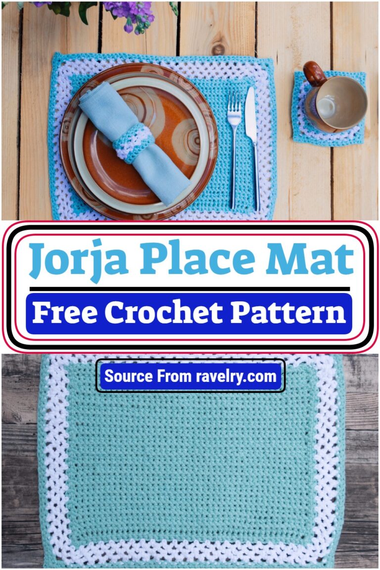 15 Best Free Crochet Table Mat Patterns - DIYsCraftsy