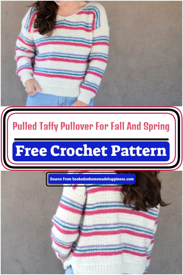 34 Best Free Crochet Pullover Patterns - DIYsCraftsy