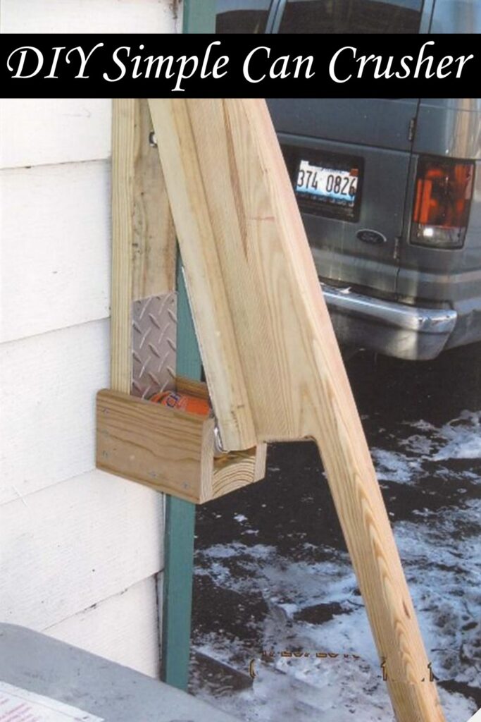 8 DIY Can Crusher Ideas - DIYsCraftsy