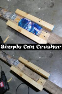 8 DIY Can Crusher Ideas - DIYsCraftsy