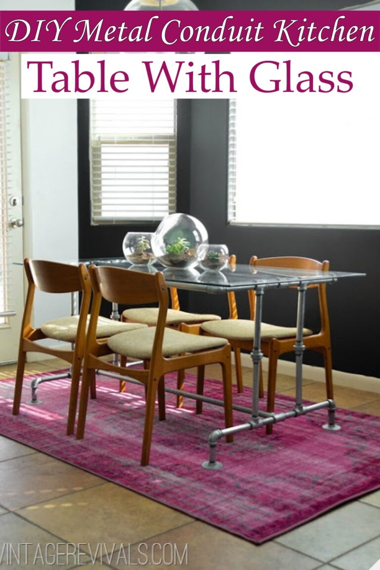 20 Best DIY Kitchen Table Ideas For Beginners - DIYsCraftsy