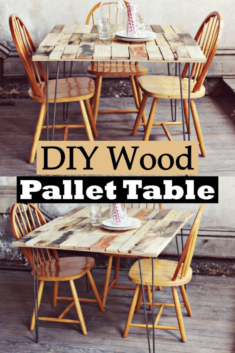 20 Best DIY Kitchen Table Ideas For Beginners - DIYsCraftsy