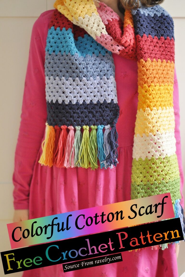 55 Easy Crochet Scarf Patterns For Ladies - DIYsCraftsy
