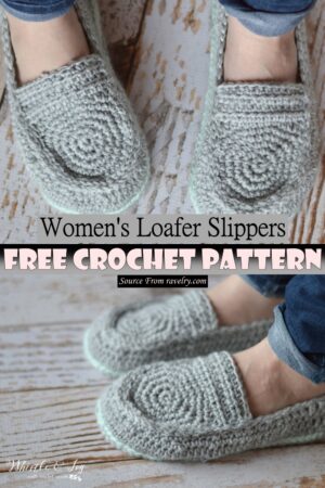 7 Free Crochet Loafers Patterns - DIYsCraftsy