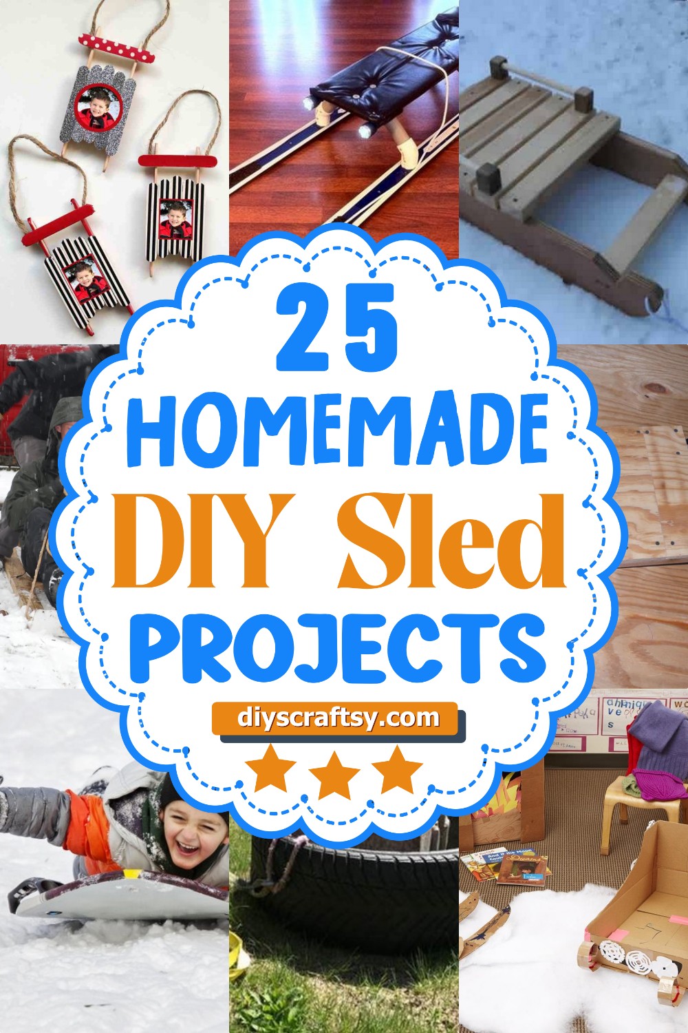 25 Homemade DIY Sled Projects To Slide This Winter Season - DIYsCraftsy