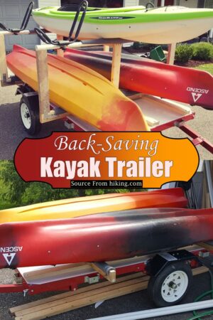 16 DIY Kayak Trailer Ideas You Can Make Easily - DIYsCraftsy
