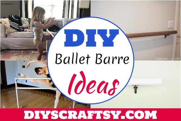 26 DIY Ballet Barre Ideas - DIYsCraftsy