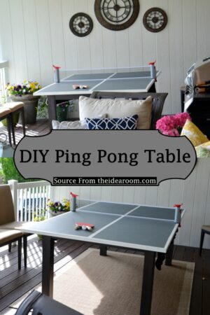 27 DIY Ping Pong Table Projects - DIYsCraftsy