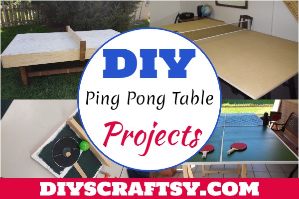 27 DIY Ping Pong Table Projects - DIYsCraftsy