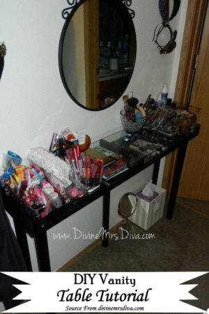 41 DIY Vanity Table Ideas For Your Beauty Space - DIYsCraftsy
