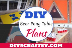 18 Homemade DIY Beer Pong Table Plans - DIYsCraftsy