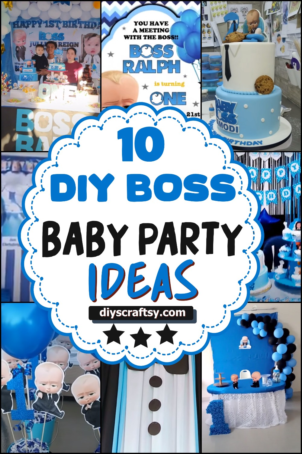 10 DIY Boss Baby Party Ideas - DIYsCraftsy