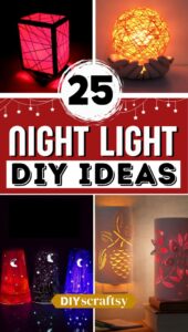 25 DIY Night Light Ideas To Make Any Home Decor - DIYsCraftsy