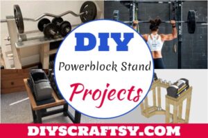 11 DIY Powerblock Stand Projects For Fitness Lovers - DIYsCraftsy
