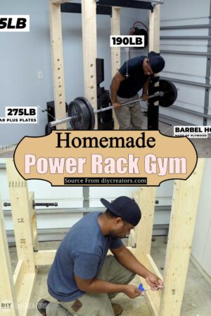20 DIY Power Rack For Your Home Gym - DIYsCraftsy