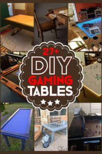 28 DIY Gaming Table Plans for Every Gaming Enthusiast - DIYsCraftsy