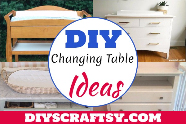 25 DIY Changing Table Plans - DIYsCraftsy