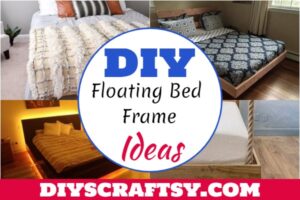 24 Easy DIY Floating Bed Frame Ideas - DIYsCraftsy