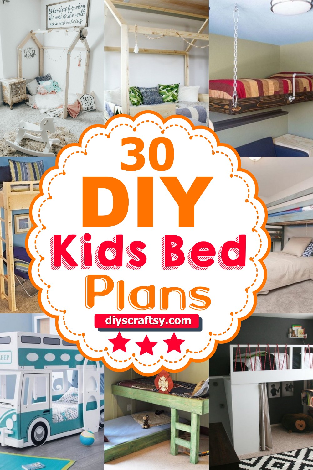 30 DIY Kids Bed Plans For Kid's Room - DIYsCraftsy