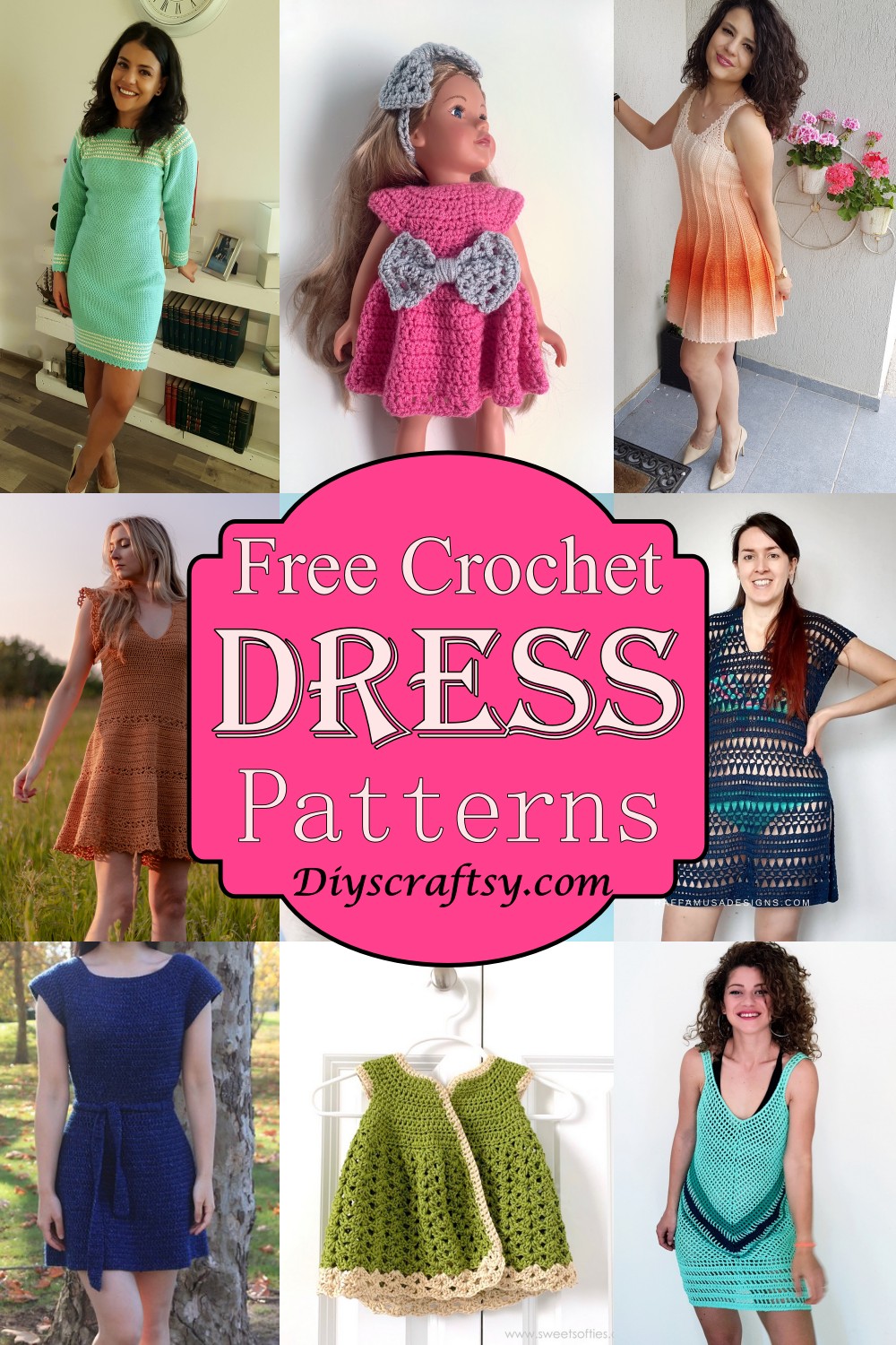 20 Crochet Dress Patterns Anyone Can Make - DIYS Craftsy