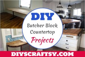 30 DIY Butcher Block Countertop Projects - DIYsCraftsy