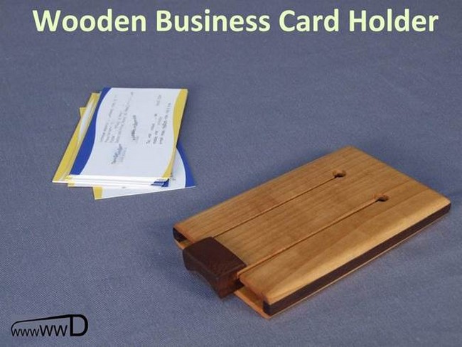 23 DIY Business Card Holder Ideas To Inspire You - DIYsCraftsy