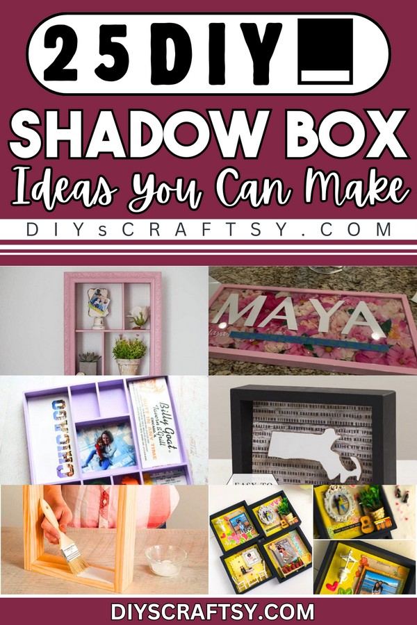 25 DIY Shadow Box Ideas You Can Make Easily - DIYsCraftsy